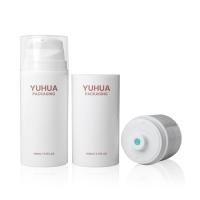 China Custom Volume Refillable Airless Pump Bottle for Cosmetic Use with MOQ 10000pcs for sale