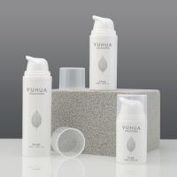 China Customized Eco-Friendly 15ml 30ml 50ml Refillable PP Airless Pump Bottle for Face Cream and Sunscreen Lotion Packaging for sale