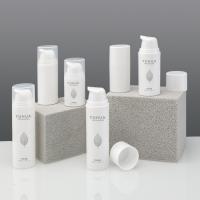 China Customized Eco-Friendly 15ml 30ml 50ml Refillable PP Airless Pump Bottle for Face Cream and Sunscreen Lotion Packaging for sale