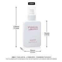 China 150ml Flat Square PET Plastic Pump Bottle Customized for Shampoo and Lotion with MOQ 10,000PCS for sale