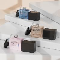 China Frosted Liquid Foundation Bottles for Square Packaging 25ml Capacity Clear Surface for sale