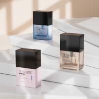 China Frosted Liquid Foundation Bottles for Square Packaging 25ml Capacity Clear Surface for sale