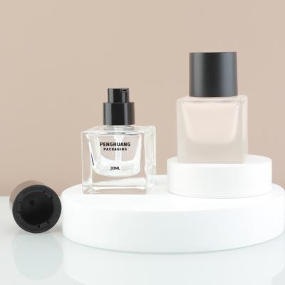 China Keep Your Makeup Fresh and Hygienic with Our 30ml Liquid Foundation Bottle Press Lotion/Serum Pump Closure Type for sale