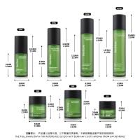 China Round Cosmetic Packaging Set with Customized Logo and Hot Stamping Surface Handling for sale