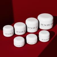 China White/Transparent/Custom Glass Cream Jar Perfect for Your Luxury Skincare Line for sale