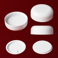 China White/Transparent/Custom Glass Cream Jar Perfect for Your Luxury Skincare Line for sale