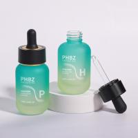 China 30ml Glass Round Matte Dropper Bottle Oil Serum Bottle Designed for Skincare Essential Oils and Cosmetic Packaging Needs for sale