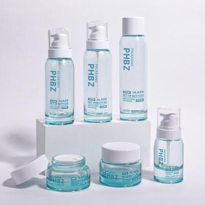 China ODM OEM Accepted Round Luxury cosmetics packaging bottle suitable for high end creams serums and other beauty essentials for sale