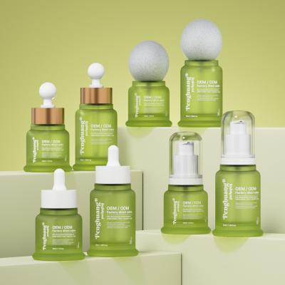 China Essence oil serum bottle featuring hot stamping printing offering stylish cosmetic packaging and skincare product appeal for sale