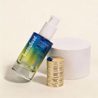 China Custom Luxury Gradient Glass Bottle Set for Skincare and Beauty Packaging OEM ODM Cosmetic Glass Bottle Set with Jar for sale