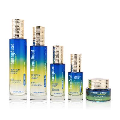 China Coated Cosmetic Packaging Set Custom Round Packaging Solutions Providing Elegant Presentation and Protection for Cosmetics for sale