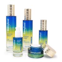 China Coated Cosmetic Packaging Set Custom Round Packaging Solutions Providing Elegant Presentation and Protection for Cosmetics for sale