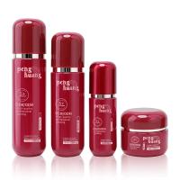 China Luxury cosmetics packaging bottle offering Coated Surface Handling suitable for cosmetic cream and skincare containers for sale