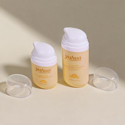 China Plastic Lotion Bottle Made of PP Material with Airless Pump and Frosted Surface for Cosmetic Packaging and Liquid Storage for sale