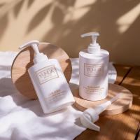China Lotion Plastic Packaging Bottles Round Type Customized Logo Containers for Personal Care Beauty and Health Product Packaging for sale