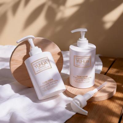 China Lotion Plastic Packaging Bottles Round Type Customized Logo Containers for Personal Care Beauty and Health Product Packaging for sale