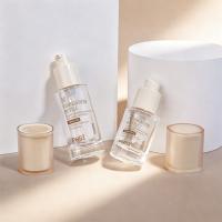 China Liquid Foundation Bottles glass cosmetic packaging designed to enhance the shelf appeal and usability of liquid makeup products for sale