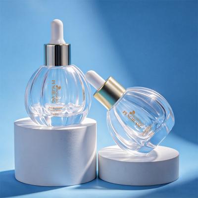 China Amber oil serum bottle offering durable construction suitable for essential oils serums and cosmetic skincare products for sale