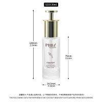China Silk Screen Printing Round Oil Serum Bottle Durable Leak Proof Packaging Container for Essential Oils and Cosmetics for sale
