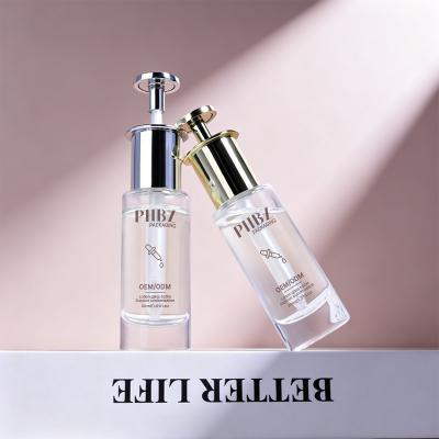 China Cylinder Serum Dropper Bottles Featuring Glass Collar Material Custom Color Variants Ideal for Skincare Product Packaging for sale