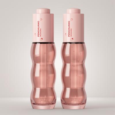 China Aluminum Collar Serum Dropper Bottles Featuring Plastic Cap with Rubber Bulb Ideal for Skincare and Aromatherapy Liquids for sale