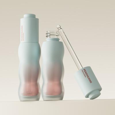 China Ecofriendly serum oil bottle featuring aluminum and plastic PP collar material suitable for essential oils cosmetic skincare packaging for sale