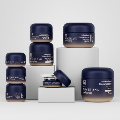 China Cream Glass Jars elegant packaging solution for cosmetic products featuring secure screw cap lids ideal for beauty creams and lotions for sale
