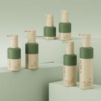 China PE Base Material Plastic Lotion Bottle Featuring Silk Screen Printing and Hot Stamping Ideal for Personal Care Product Packaging for sale