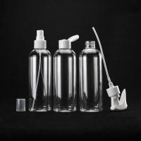 China 250ml PET Plastic Packaging Bottles With Flip Cap Spray Trigger Spray for sale