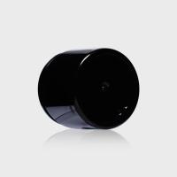 China Frosted OEM Wide Mouth Cosmetic Jars 500ml PET Jar With Black Lid for sale