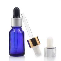 China 15ml Blue Glass Bottle With Dropper Bottles For Essential Oils,Lab Chemicals for sale