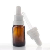 China Aluminum Screw Cap Brown Glass Dropper Bottle 15ml Essential Oil Bottles for sale
