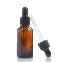 China Brown Essential Oil Glass Dropper Bottles Block Light 30ml Amber Bottles With Dropper for sale