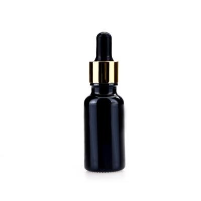 China Round 20ml Essential Oil Dropper Bottle Cosmetic Packaging Container for sale
