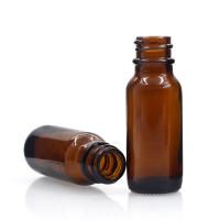 China Plastic PP Cap Boston Glass Bottles 15ml Amber Glass Bottles With Dropper for sale