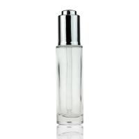 China Custom Logo 30ml / 1OZ Glass Oil Dropper Bottle For Skin Care Liquids for sale