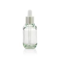 China Clear 16ml Round Fancy Dropper Bottles PETG Plastic Cap For Cosmetics for sale