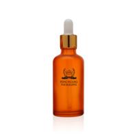 China Colored 30ml 50ml Essential Oil Dropper Bottles glass Base aluminum Collar for sale