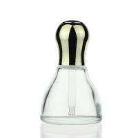 China Cosmetics 45ml Packaging Serum Bottle Luxury Unqiue Oval Shape for sale