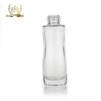 China Clear Glass 50ml Cosmetic Lotion Pump Bottle high end atmosphere for sale