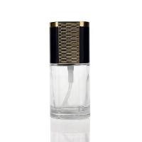 China Square Transparent Lotion Bottle 30ml Refillable Foundation Bottle for sale
