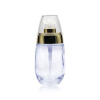 China Luxury 60ml Glass Foundation Bottle Pump Sprayer For Skin Care Cream for sale