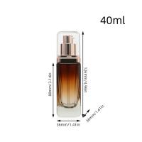 China Empty Square 120ml Lotion Glass Bottles Spray Pump 4 Oz Amber Glass Bottles for sale
