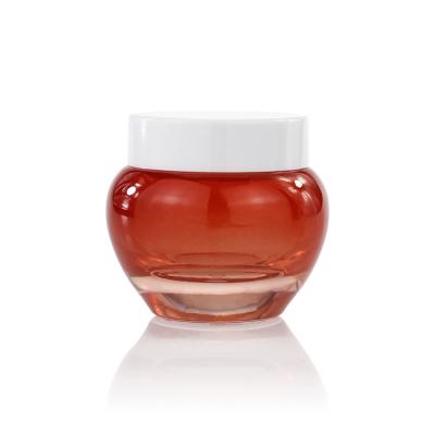 China Customized Logo 50g Empty Jar Containers Glass Jars For Moisturizer for sale