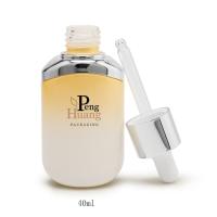 China OEM Custom Skincare Packaging Painting Glass Lotion Dropper Bottle for sale