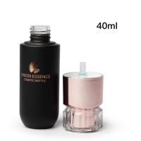 China Black 40ml-120ml Cosmetic Packaging Set For Skin Care Cream Lotion for sale