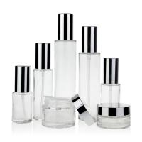 China Red Luxury 30ml-120ml Cosmetic Packaging Set Pump Sprayer Screw Cap Sealing for sale