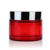 China Red Luxury 30ml-120ml Cosmetic Packaging Set Pump Sprayer Screw Cap Sealing for sale