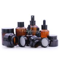 China Glass OEM Cosmetic Packaging Set Recyclable For Cream Lotion Serum for sale