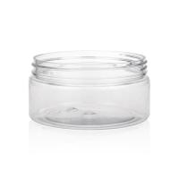China Clear 200ml Plastic Packaging Jars PET Recyclable Cosmetic Jars for sale